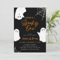 Spooky One Ghost 1st Birthday Invitation | Zazzle