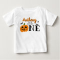 Spooky One Halloween 1st Birthday Baby T-Shirt | Zazzle