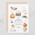 Spooky One Halloween Birthday Invitation | Zazzle