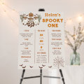 Spooky One Halloween Birthday Milestone Sign | Zazzle