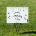 Spooky One | Halloween Birthday | Spooky Welcome Sign | Zazzle