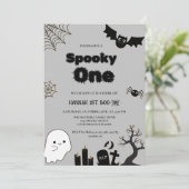 Spooky one Halloween first birthday party Invitation | Zazzle
