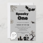 Spooky one Halloween first birthday party Invitation | Zazzle
