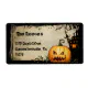 Spooky Pumpkin Halloween Address Labels | Zazzle
