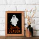 Spooky Season Halloween Ghost Poster | Zazzle