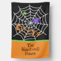 Spooky Spider Web House Flag | Zazzle