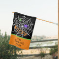 Spooky Spider Web House Flag | Zazzle