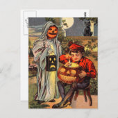 Spooky Vintage Halloween Postcard | Zazzle