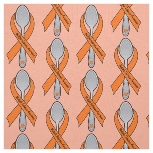 Spoonie Life: Cure Multiple Sclerosis! Fabric | Zazzle Spoonie Life: Cure Multiple Sclerosis! Fabric | Zazzle