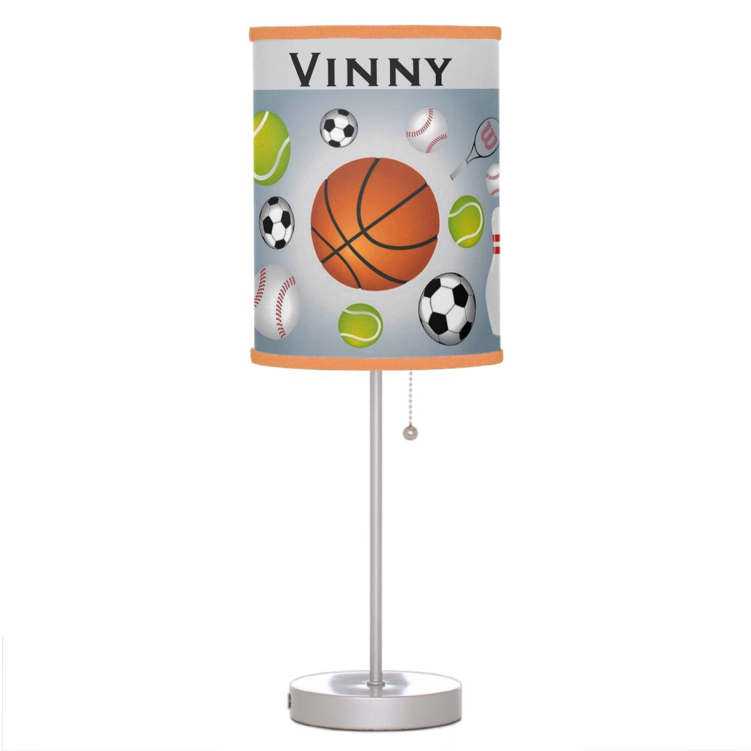 Sport Balls Table Lamp | Zazzle