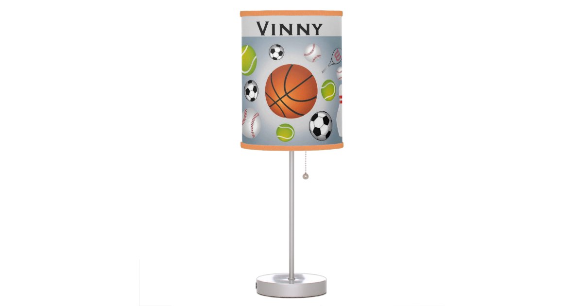 Sport Balls Table Lamp | Zazzle