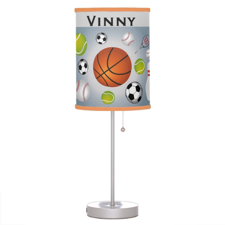 Sport Balls Table Lamp | Zazzle