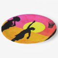 Sport Party Idea Netball Themed Paper Plates | Zazzle