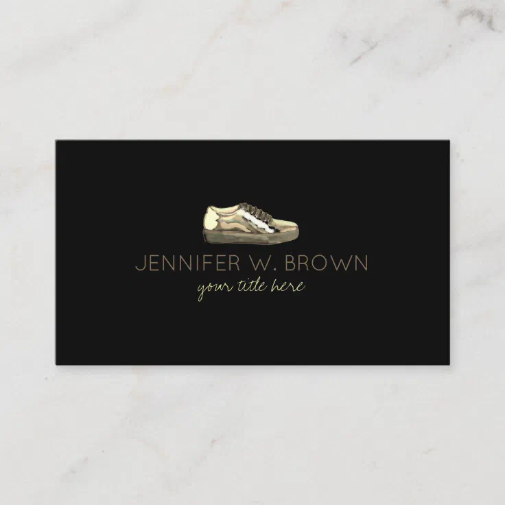 Sport Shoes Fashion Boutique Business Card | Zazzle