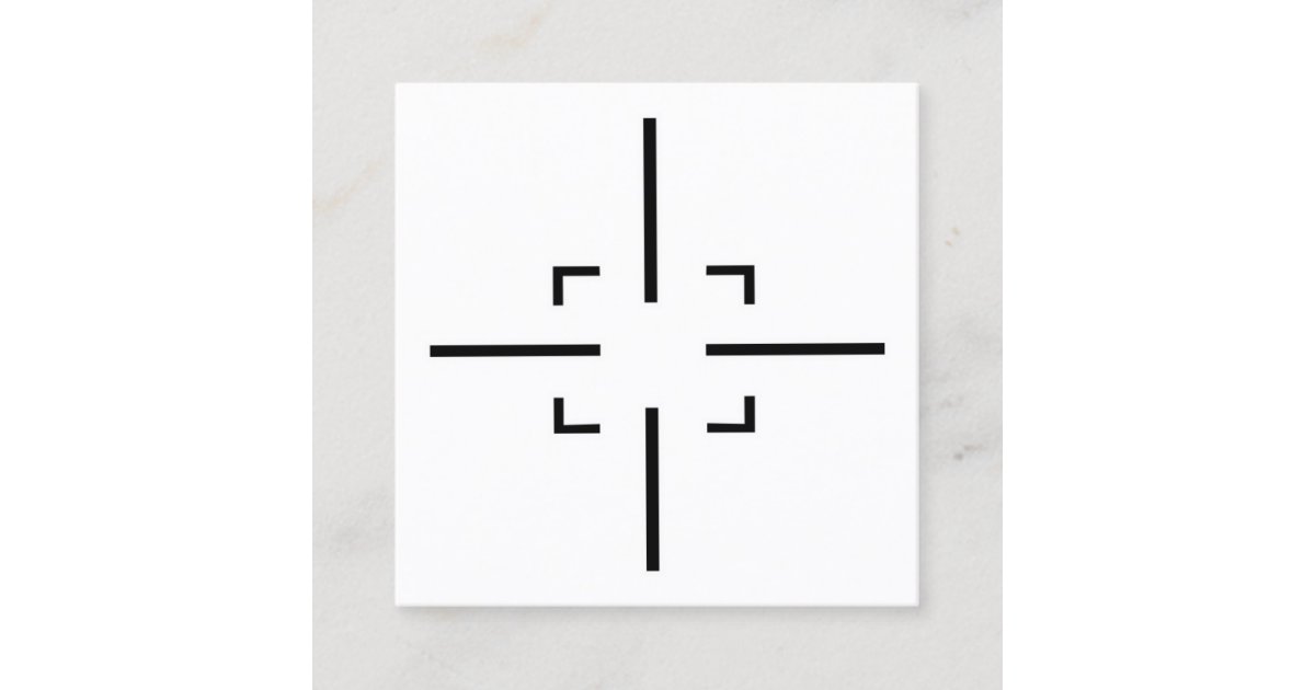 Sport Shooting Square Business Card | Zazzle