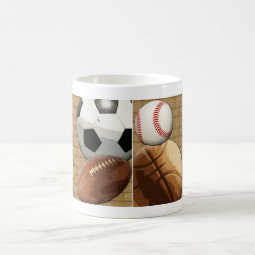 Sports Al-Star, Basketball/Soccer/Football Coffee Mug | Zazzle