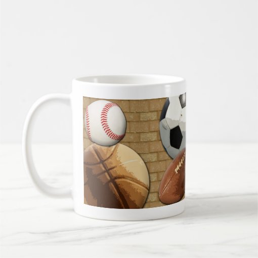 Sports Al-Star, Basketball/Soccer/Football Coffee Mug | Zazzle