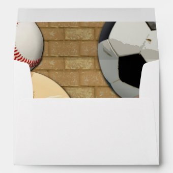 Sports Al-Star, Basketball/Soccer/Football Envelope | Zazzle