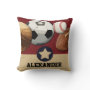 Sports All-Star Custom Name Pillow | Zazzle