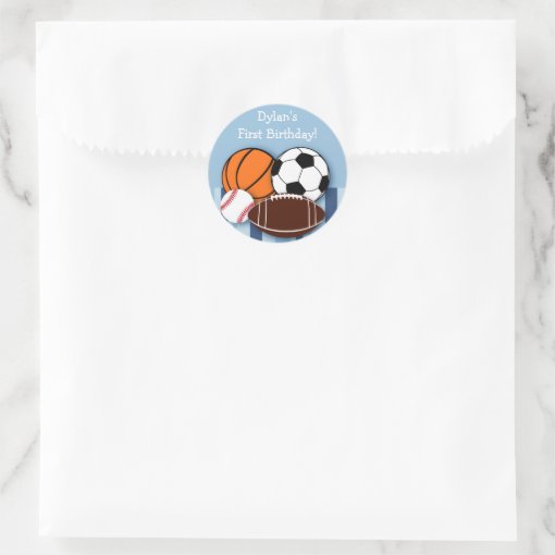 Sports All Star MVP Stickers Envelope Seals | Zazzle