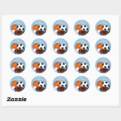 Sports All Star MVP Stickers Envelope Seals | Zazzle