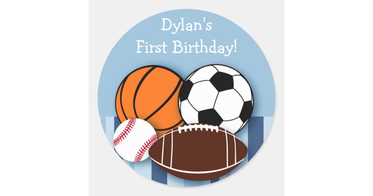 Sports All Star MVP Stickers Envelope Seals | Zazzle