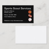 Sports Athletic Scout Simple Layout Business Card | Zazzle