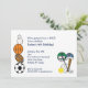 Sports Balls Birthday Party Invite for kids | Zazzle