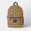 Sports Balls Pattern, Personalized Monogram Printed Backpack | Zazzle