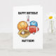 Sports Balls Personalized Birthday Card | Zazzle