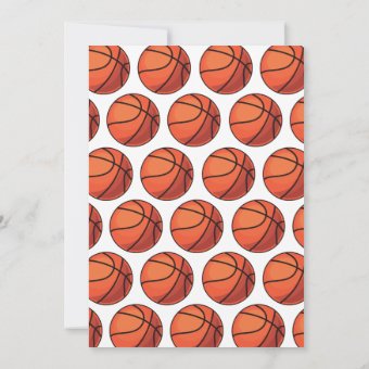 Sports Basketball Theme Kid 1st Birthday Party Invitation | Zazzle