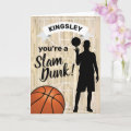 Sports Basketball Valentines Day Card | Zazzle