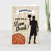 Sports Basketball Valentines Day Card | Zazzle