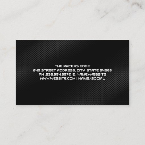 Sports Car RPM Logo Business Card | Zazzle