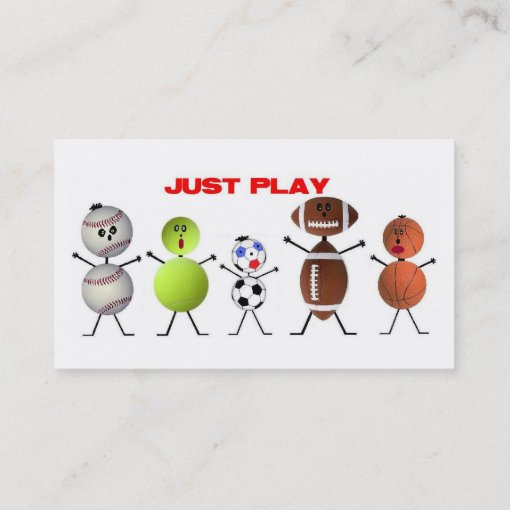 Sports Coach Business Card | Zazzle