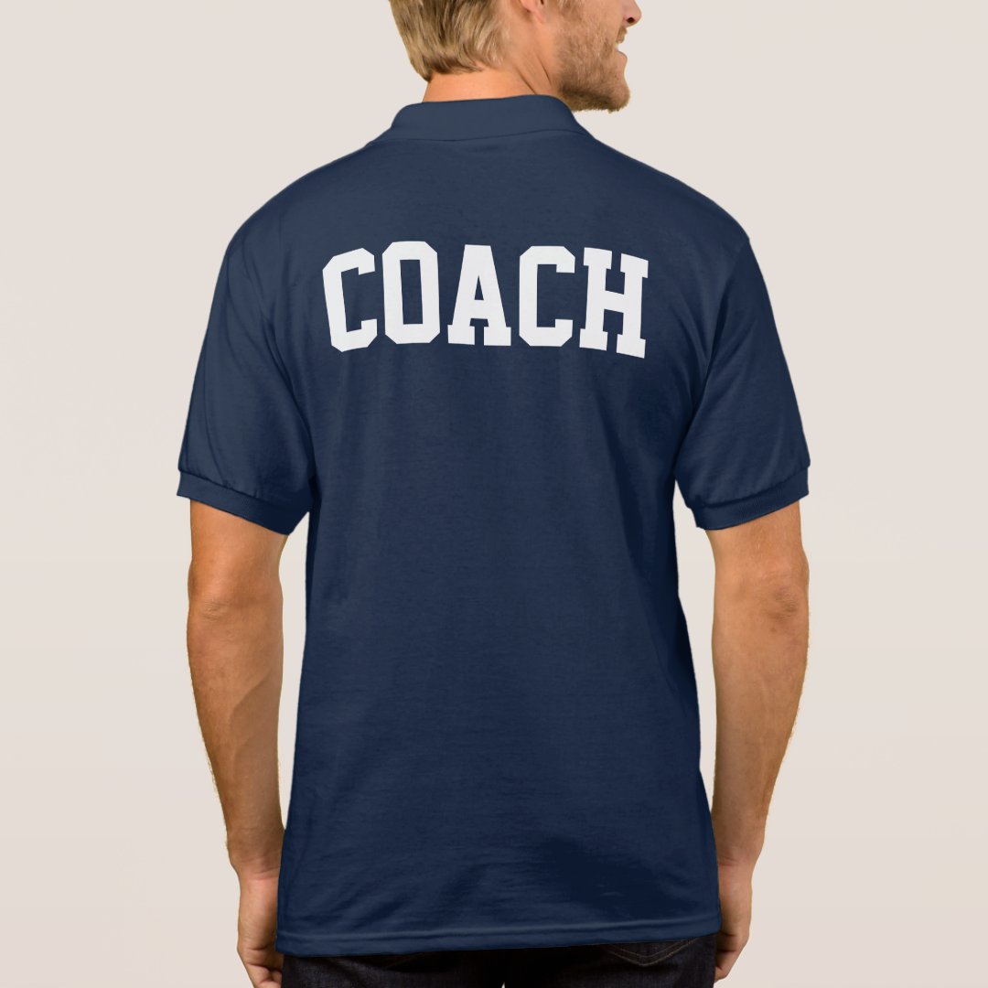 Sports Coach Polo Shirt | Zazzle