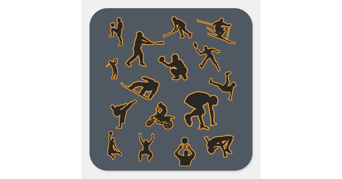 Sports Fanatic stickers | Zazzle