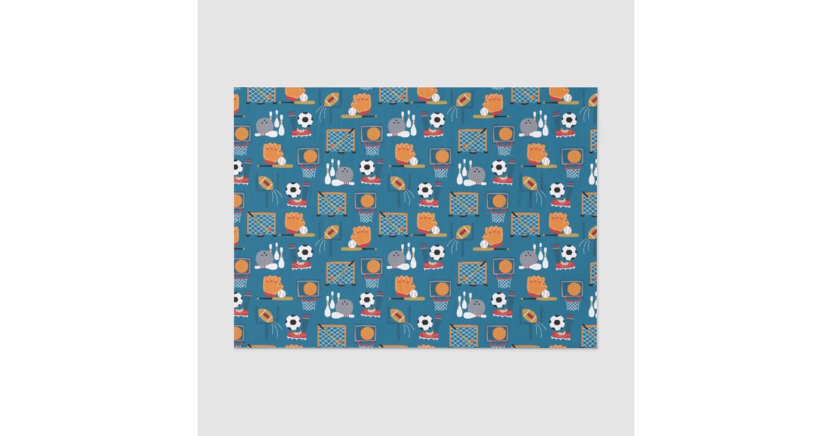 Sports Games Tissue Paper | Zazzle