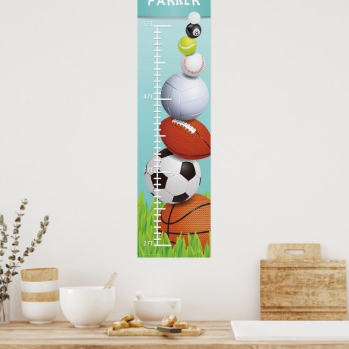 Sports Growth Chart | Zazzle
