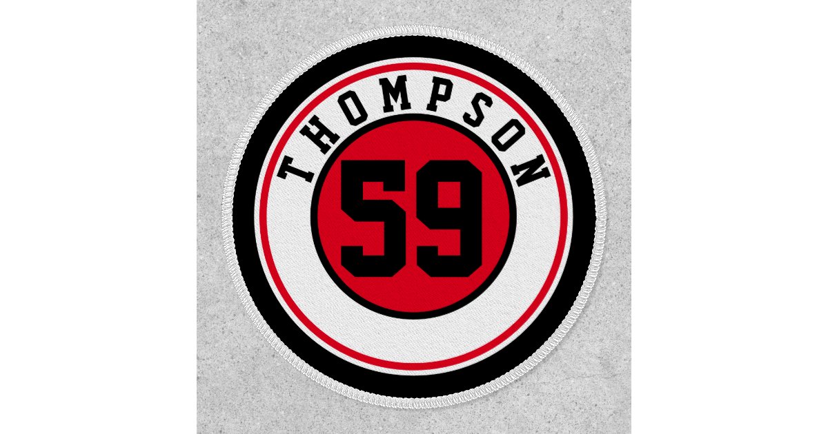 Sports Helmet Label Patch | Zazzle