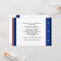 Sports Mets Baseball Bar Mitzvah Invitation | Zazzle
