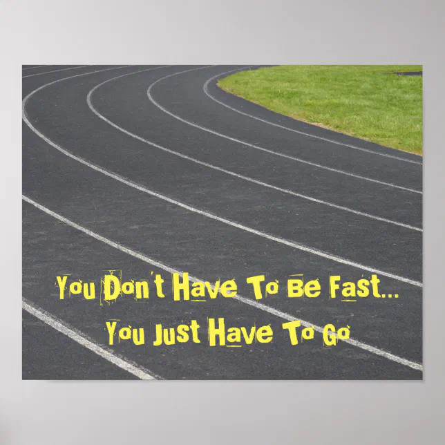 Sports Motivational Poster- Track & Field! Poster | Zazzle