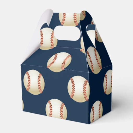 Sports Party Baseball theme Personalized favor box | Zazzle