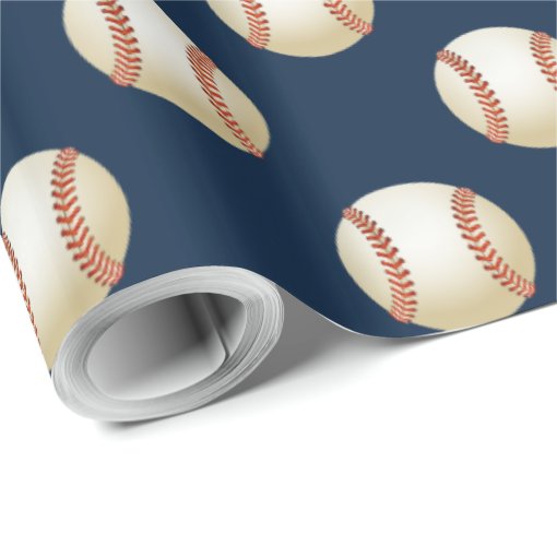 Sports Party Baseball theme Wrapping Paper | Zazzle