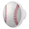 Sports Theme Baseball Ceramic Knob | Zazzle