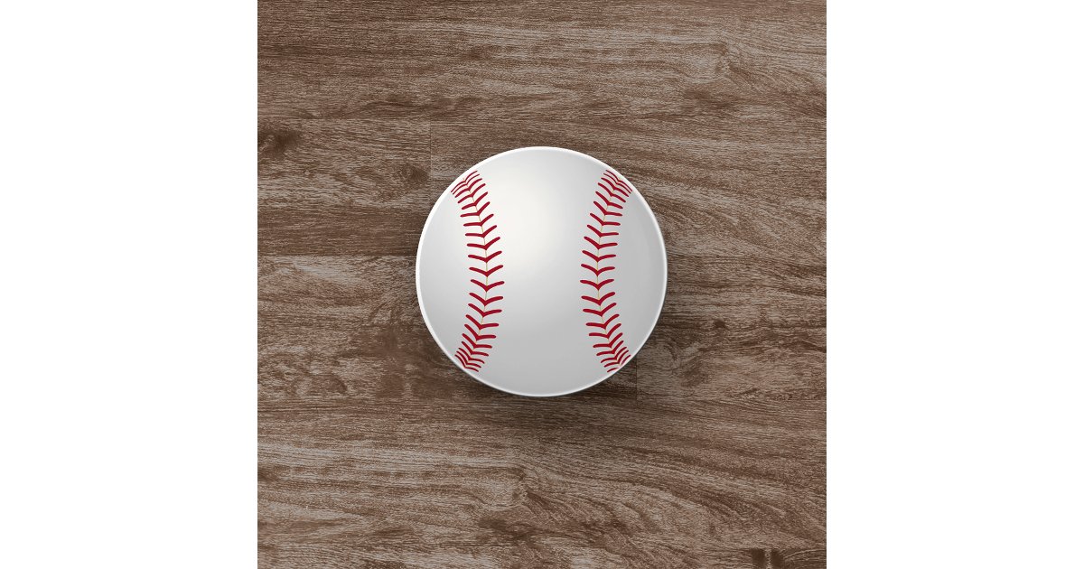 Sports Theme Baseball Ceramic Knob | Zazzle