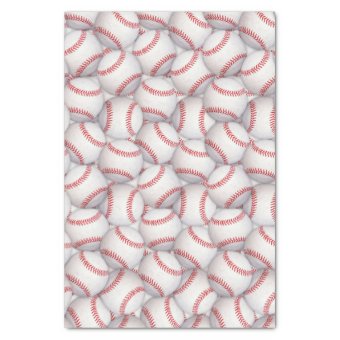 Sports Theme Baseball Tissue Paper | Zazzle