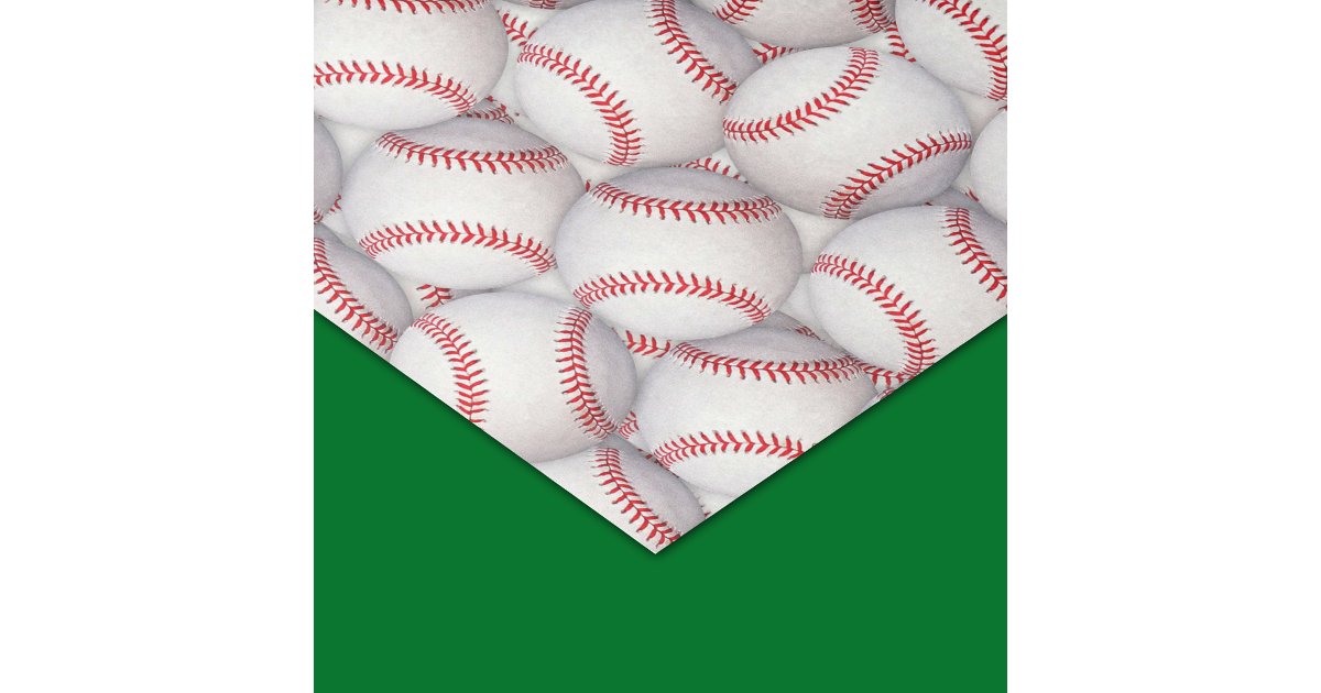 Sports Theme Baseball Tissue Paper | Zazzle
