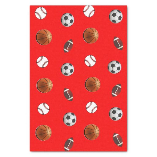 Sports Theme Tissue Paper | Zazzle