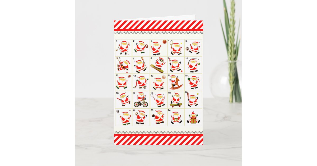 Sports Themed Christmas Holiday Cards | Zazzle